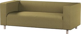 Potah na pohovku IKEA  Klippan 2-místná barva zelená látka pletený vzor