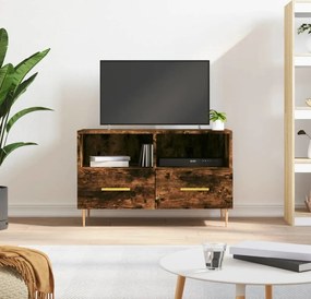 vidaXL TV skříňka 80 x 36 x 50 cm kompozitní dřevo [828963] Barva: hnědý dub