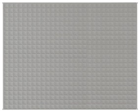 Zátěžová deka šedá 235 x 290 cm 15 kg textil,  350733
