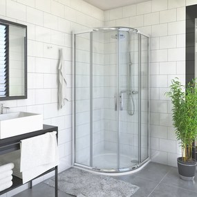 Roth Proxima Line čtvrtkruhový sprchový kout 100 x 100 cm 531-100R55N-00-15 brillant / satinato