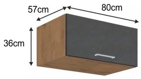 Horní skříňka VEGA 80 NAGU - 36 1F Tempo Kondela