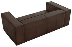 Tmavě hnědá kožená pohovka 212 cm Madame – Windsor &amp; Co Sofas