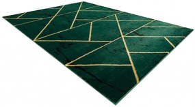 Dywany Łuszczów Kusový koberec Emerald geometric 1012 green and gold - 200x290 cm