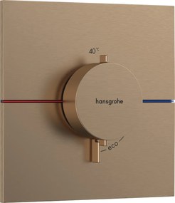 Hansgrohe ShowerSelect Comfort E, termostat pod omítku, kartáčovaný bronz, HAN-15574140