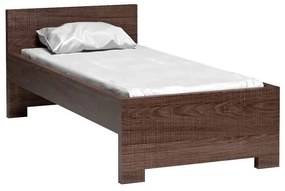 Jednolůžková postel 90 cm Vega 20 (s roštem) (dub santana tmavý). 1055469