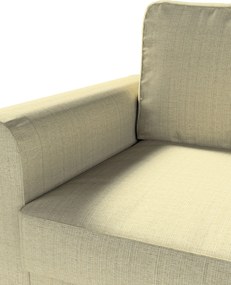 Potah na pohovku IKEA Backabro,  3-místná, rozkládací barva béžová látka pletený vzor