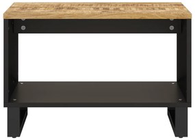 Konferenční stolek 60 x 50 x 40 cm masivní mangovníkové dřevo - Default Title