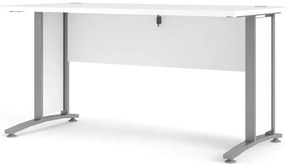 Falco Psací stůl Office 80400/35  Bílá/silver grey