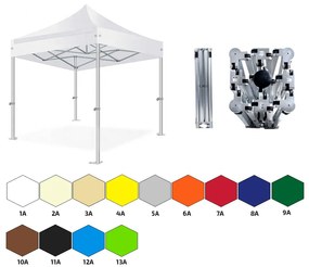 NŮŽKOVÝ PARTY STAN 2x2 m TENTino BIG HEXAGON EXTREME Barva: 10A - HNĚDÁ