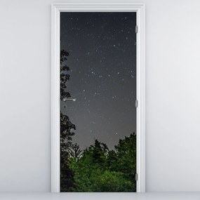 Fototapeta na dveře - Noční obloha (95x205cm)