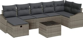 Set pohovek 8 ks polyratan 3360640