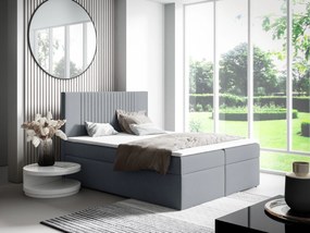 Eka Kontinentální čalouněná postel LINA - Trinity (140x200 cm) Barva látky Trinity: Hnědá (Trinity 2307)