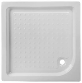 BPS-koupelny Čtvercový sprchový kout HYD-SK93B 90x90 chrom/transparent + vanička HYD-SSV-SXL02B bílá