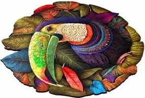 EscapeWelt Dřevěné puzzle Tukan / 200 dílků /  Obtížnost: střední / od