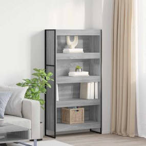 Knihovna 80 x 30 x 155 cm Kompozitní dřevo Šedá Sonoma 3403007