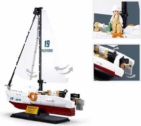 Sluban Model Bricks M38-B1190 Rychlá loď Rodeo v měřítku 1:35
