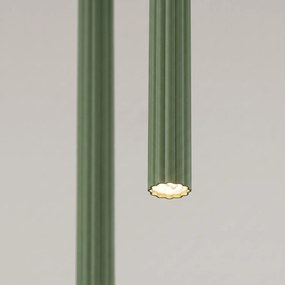 Sollux Lighting Závěsné svítidlo ARCHE 2P olivově zelené