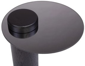 Intesi Stůl TYK 430 dub černý, zrcadlová deska