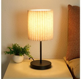 Brilagi - Stolní lampa NORDIC WAVE 1xE27/15W/230V len/černá