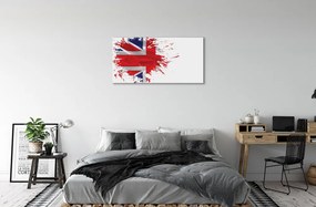 Obrazy na plátně Vlajka Velké Británie 100x50 cm