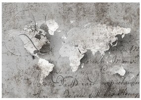 Fototapeta - Map and letter