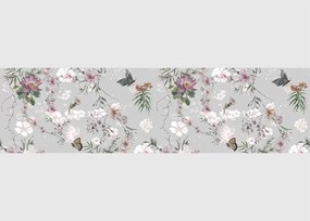 Samolepící bordura na zeď Pastelová Zahrada | 5 m x 13.8 cm | DWB8469
