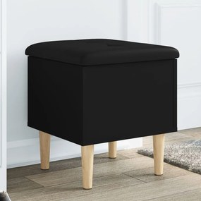 vidaXL Úložná lavice 42 x 42 x 46 cm kompozitní dřevo [835066] Barva: Černá