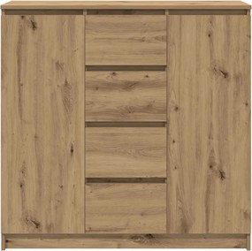 Příborník se zásuvkami, dub řemeslný, 100,5 x 35 x 98,5 cm, konstrukční dřevo 3328461