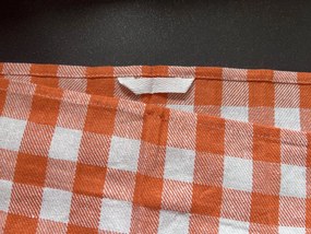 Bavlněná utěrka multipack oranžová kostka 5ks