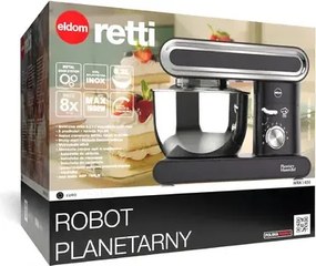 Eldom WRK1400 černá / Kuchyňský robot / 1400 W / 6,2 l / 8 rychlostí