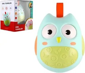 TEDDIES Kolíbací hračka Sova / Se zvukem / Plast / 11 cm / 6m+