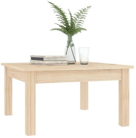 Konferenční stolek 55 x 55 x 30 cm masivní borové dřevo - Default Title