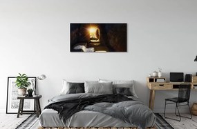 Obrazy na plátně Cave kříží slunce 120x60 cm
