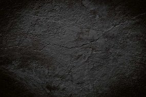 DIMEX | Vliesová fototapeta Černá prasklá textura MS-5-2636 | 375 x 250 cm | černá