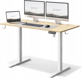 Elektrický Psací Stůl Nastavitelný 120 x 60 cm Regulace výšky 72-118 cm SENSE7