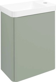 Sapho Zorba - Umyvadlová skříňka, 39x22x50 cm, 1 dvířka L/P, verde LT113-4444