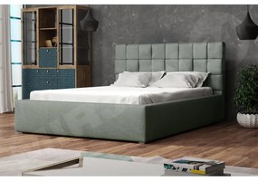 Čalouněná postel s rolovatelným roštem Kinec, Rozměr postele: 200x200, Potah: Malmo 13 380