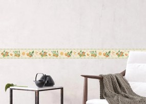 Samolepící bordura na zeď Slunečné Pomeranče | 5 m x 13.8 cm | DWB8441
