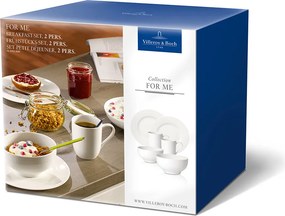 Villeroy&Boch Villeroy & Boch For Me snídaňová sada pro 2 osoby, 34,8 × 19,7 × 32,4 cm