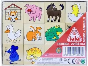 Detoa Pexeso zvířátka / od 3 let