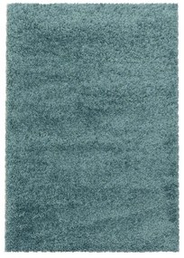 Vopi | Kusový koberec Sydney shaggy 3000 aqua - Kruh průměr 160 cm