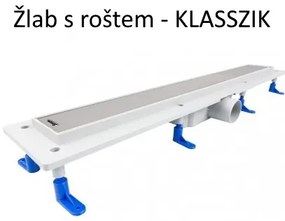 HOPA Odtokový žlab STANDARDline MEDIUM Rozměr A - 50 cm, Varianta roštu - Medium OLPZLABST49