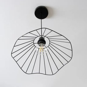 Brilagi - LED Lustr na lanku CERIA WIRE 1xE27/40W/230V pr. 40 cm černá