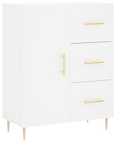 Skříň highboard bílá 69,5 x 34 x 180 cm kompozitní dřevo - Default Title