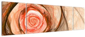 Obraz - Růže uměleckého duchu (170x50 cm)