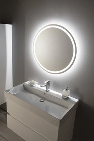 Sapho Sapho, NYX kulaté zrcadlo s LED osvětlením, ø 80cm, NY800