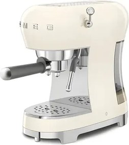 SMEG ECF01 krémová / Pákový kávovar