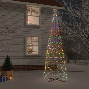 Vánoční stromek kužel 1 400 vícebarevných LED diod 160 x 500 cm - Default Title