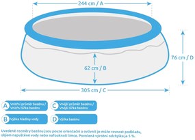 Marimex Tampa 3,05 x 0,76 m 10340016