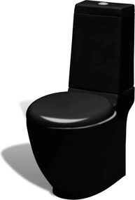 Černá keramická toaleta a bidet 270060